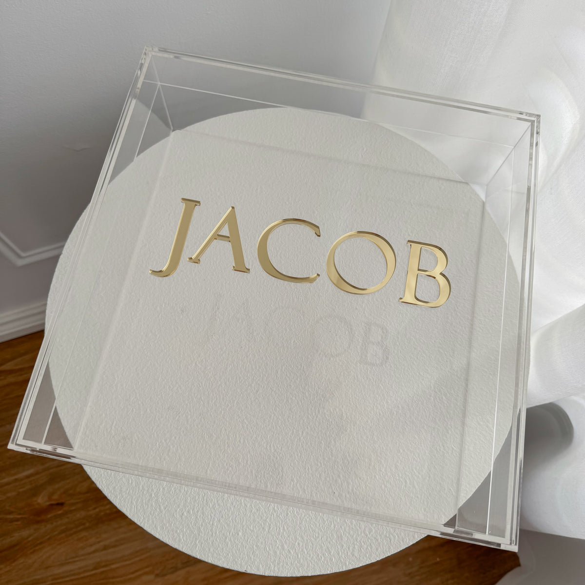 Large Clear Acrylic Gift Box - Weddings, Christenings and Baptisms ...